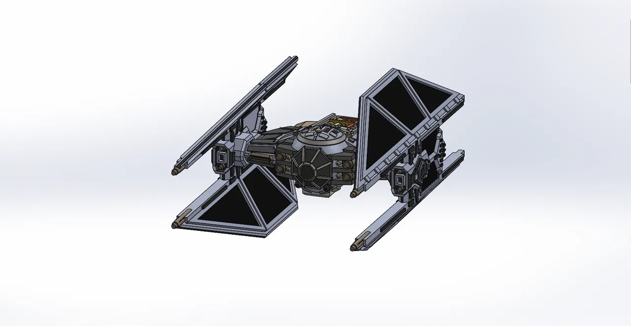 Star Wars Tie Advanced / Tie Avenger Xwing Scale Updated by ...