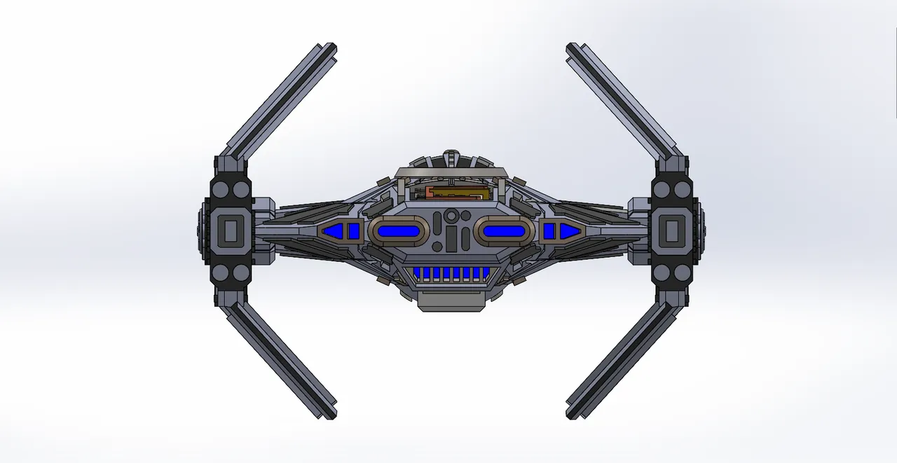 Star Wars Tie Advanced / Tie Avenger Xwing Scale Updated by ...