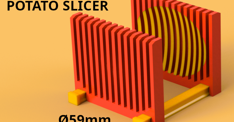 Hasselback Potato Slicer - Gourmet Food & Veg Slicer by Chrise_2000 ...