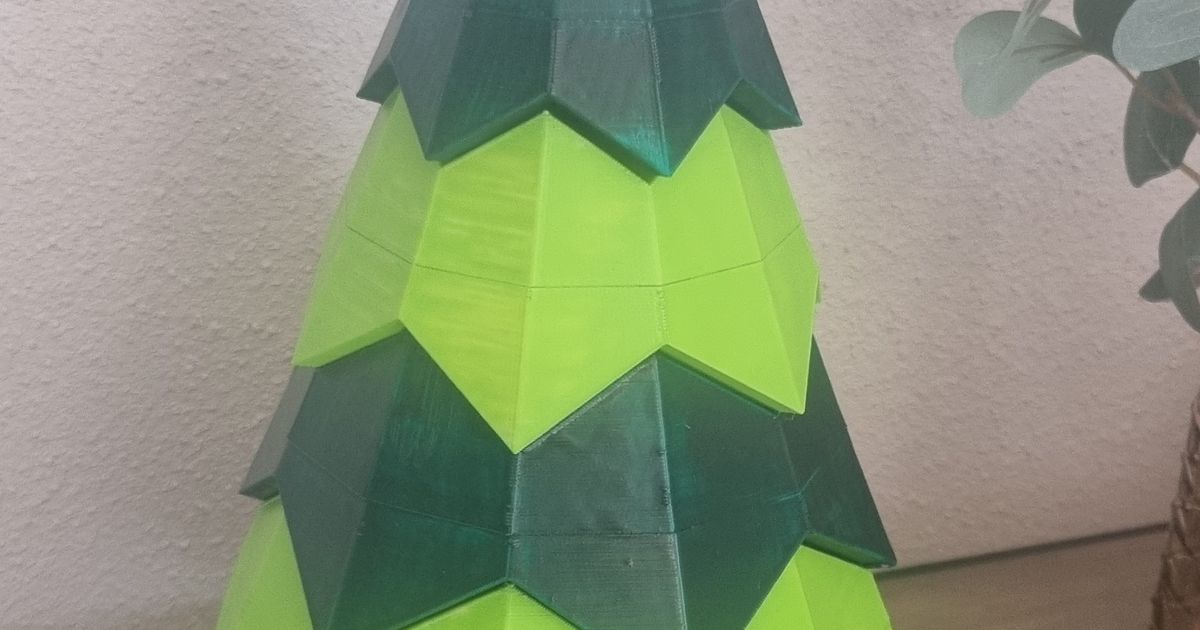 Low Poly Christmas Tree by Chrashice | Download free STL model ...