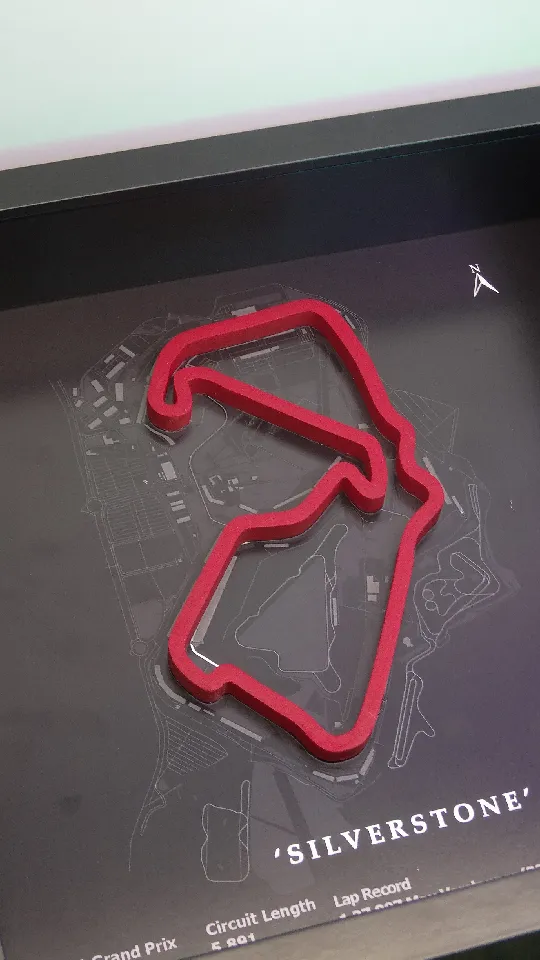 F1 Circuit Display Frame by 3D Printing World Net | Download free STL ...