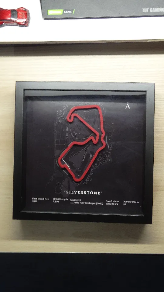 F1 Circuit Display Frame by 3D Printing World Net | Download free STL ...