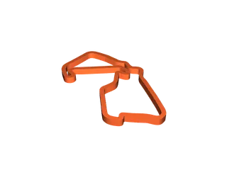 F1 Circuit Display Frame by 3D Printing World Net | Download free STL ...