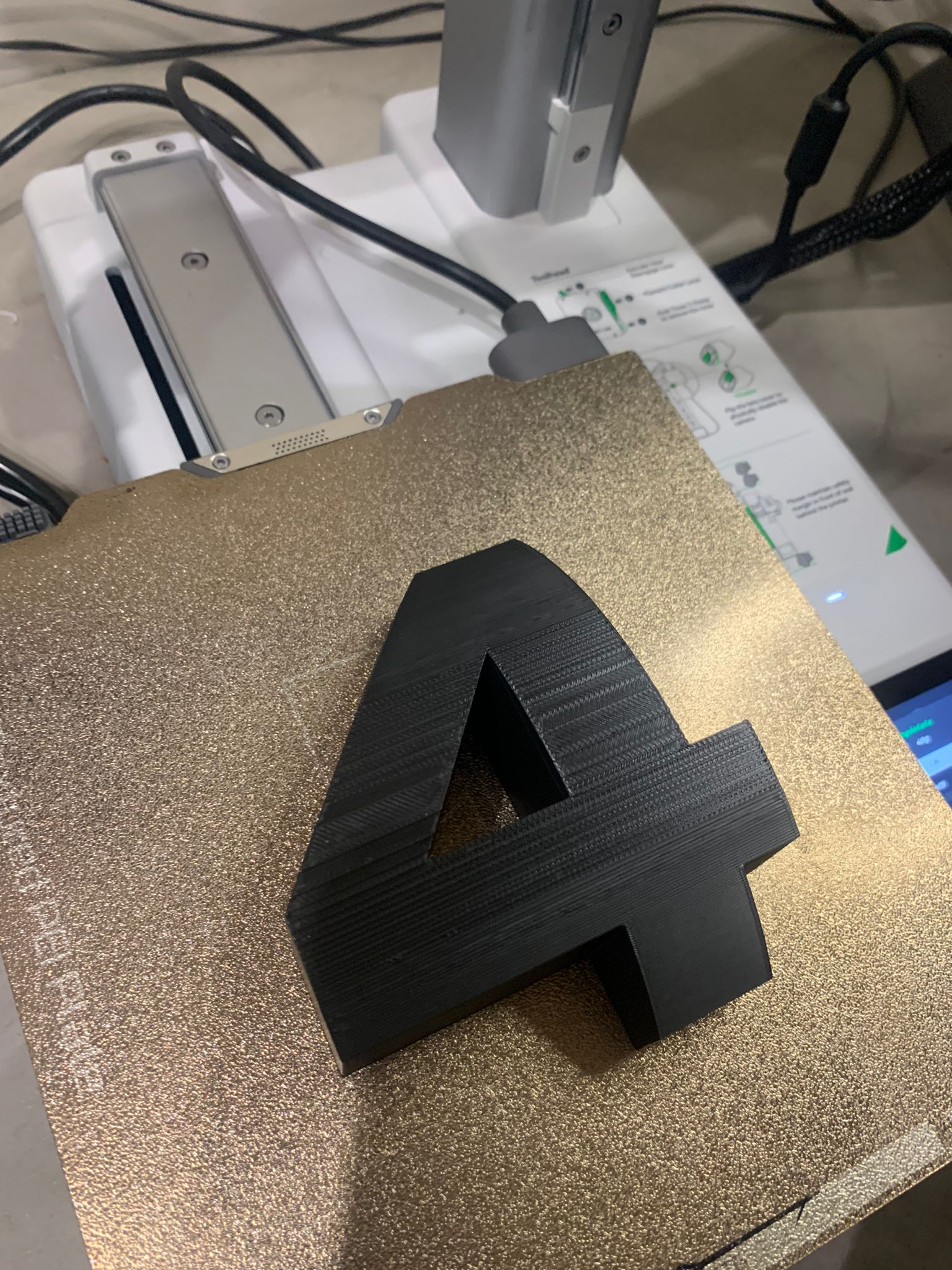 House Number 4 in Modern Rounded Style by emmemodeling | Download free ...