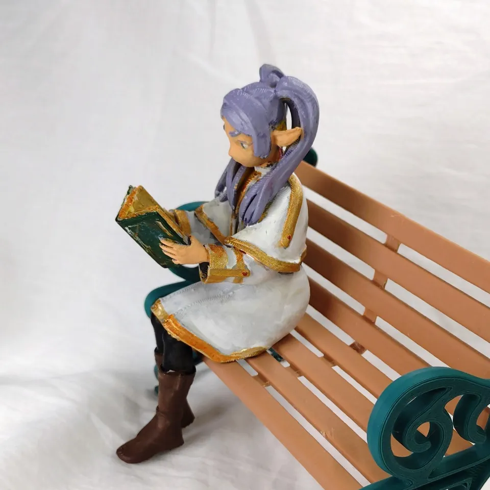 Frieren Reading by Lali3d | Download free STL model | Printables.com