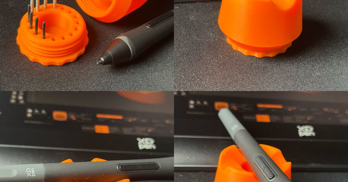Stylus Dock for XP Pen by NEWSTREAM | Download free STL model ...