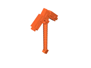 Minecraft Lego Pickaxe by ispont | Download free STL model | Printables.com