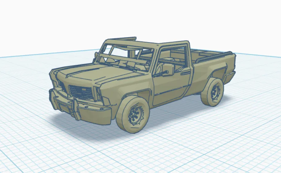 Pickup truck by Ksawery Chłopek | Download free STL model | Printables.com