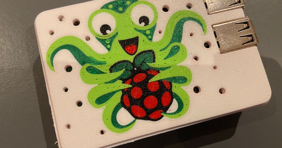 Octoprint Case Pi 3B+ by Pippa | Download free STL model | Printables.com