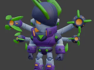 Mecha Edgar - Brawl Stars by GoatGamez | Download free STL model ...