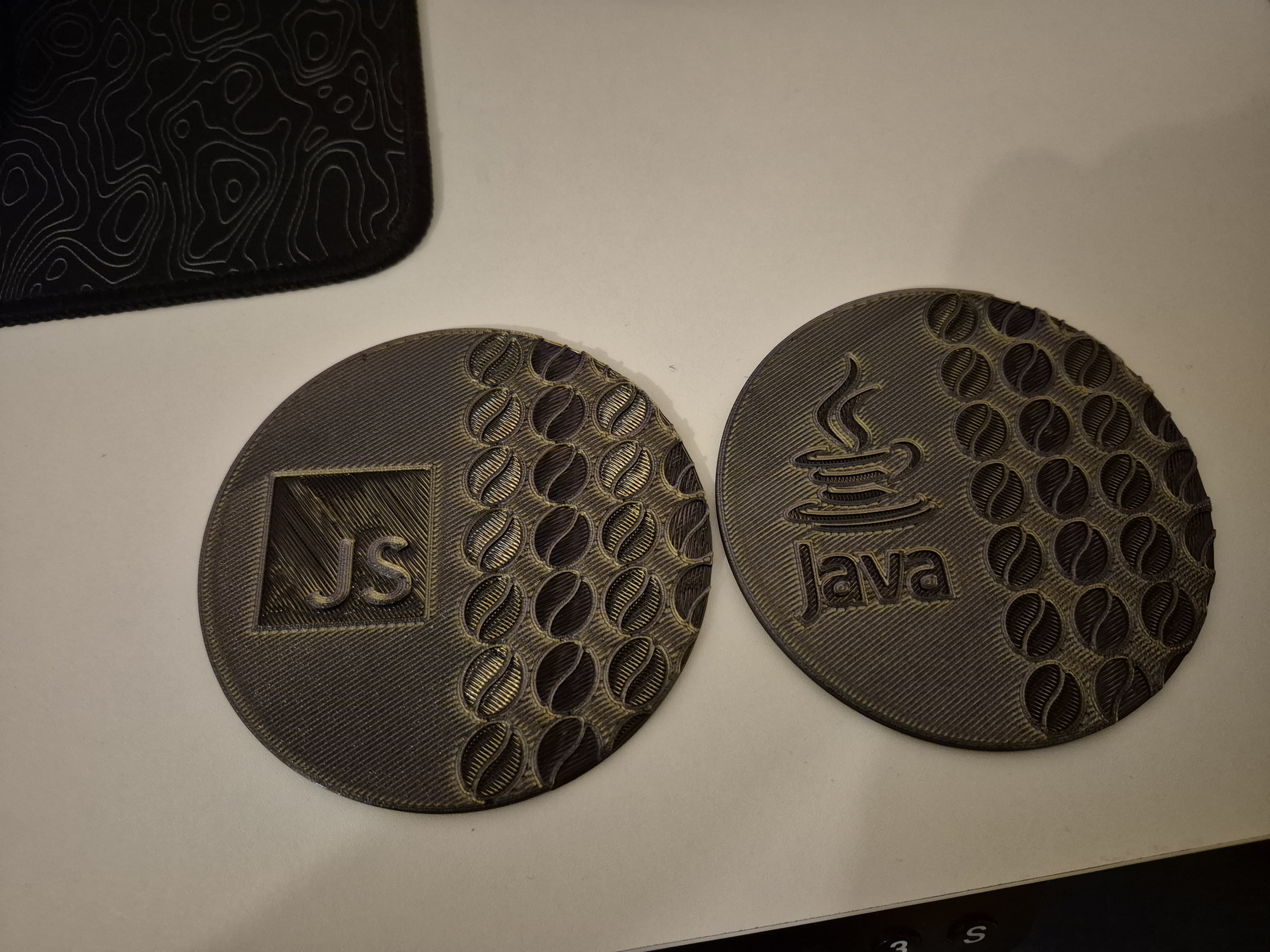Java/JS/Python Coffee Coaster by drbeat | Download free STL model | Printables.com