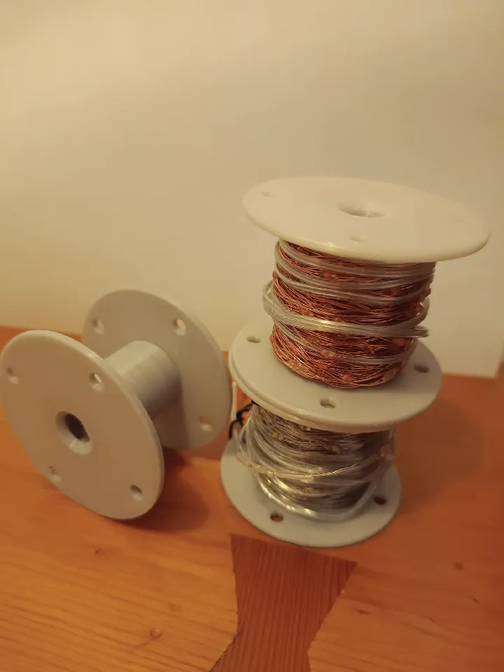 Wire spool (no supports, no screws, no glue) by sheepcar23 | Download ...