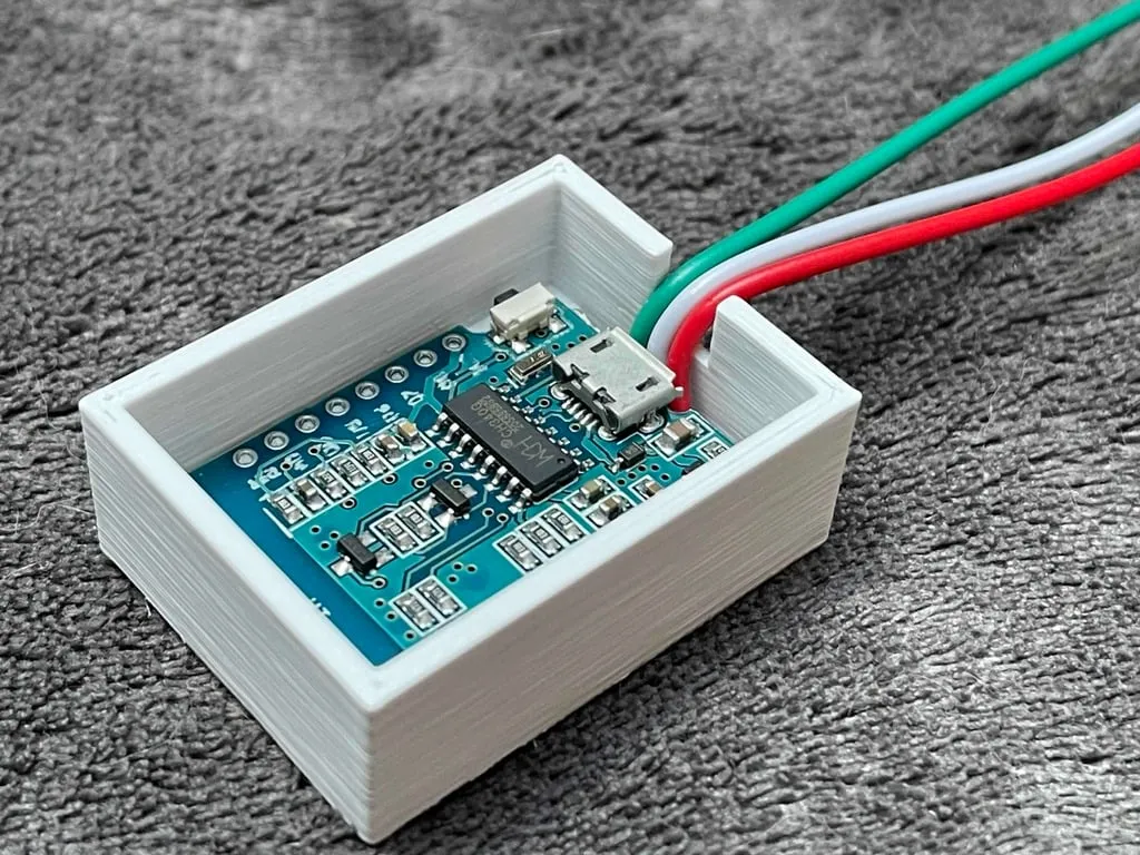 Wemos D1 Mini Enclosure for WLED by Makeroni | Download free STL model ...