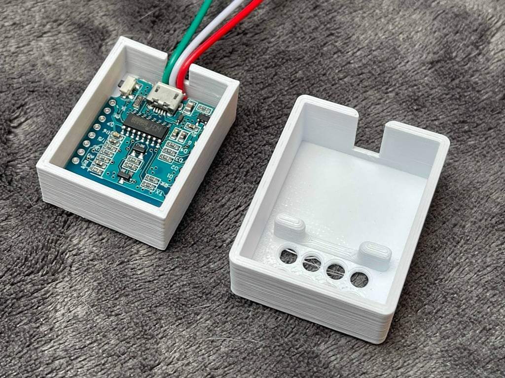 Wemos D1 Mini Enclosure for WLED by Makeroni | Download free STL model ...