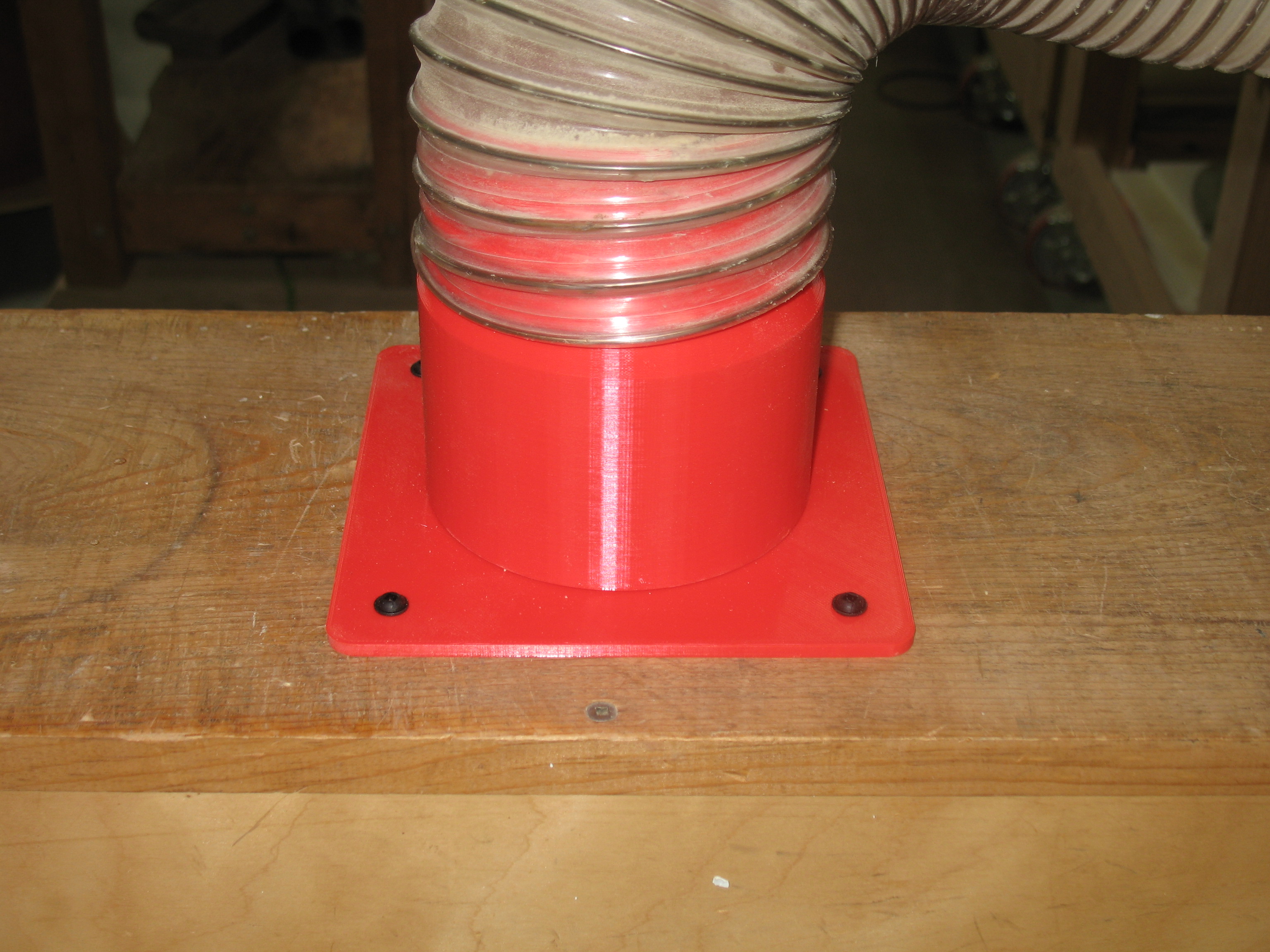 Dust collector port for my 4-inch flex dust collector hose quick ...