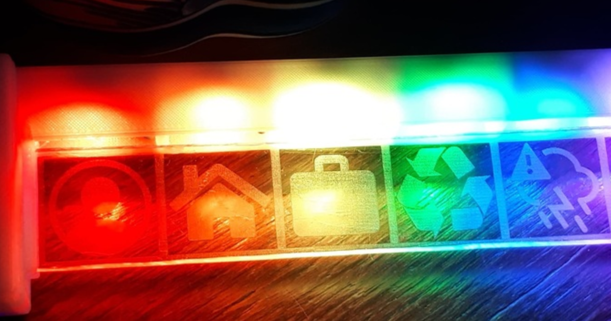 Mini notification board by Kevin | Download free STL model | Printables.com