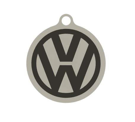 VW Keychain by Pitrus3D | Download free STL model | Printables.com