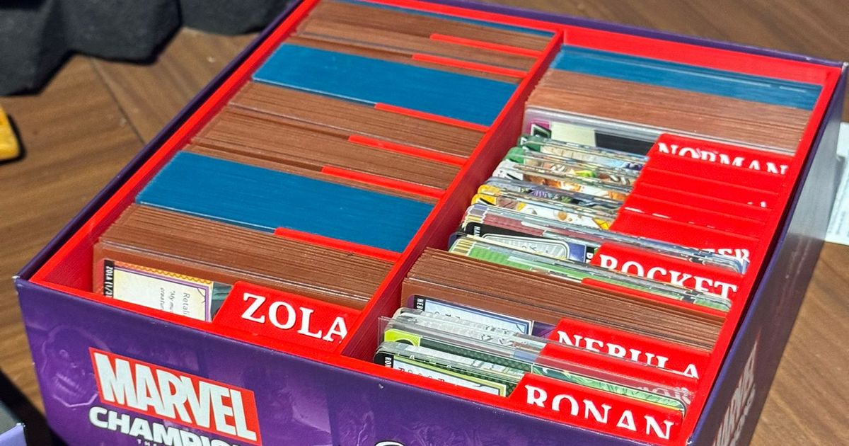 Divider For Marvel Champions by Ozan Kurtcebe | Download free STL model ...