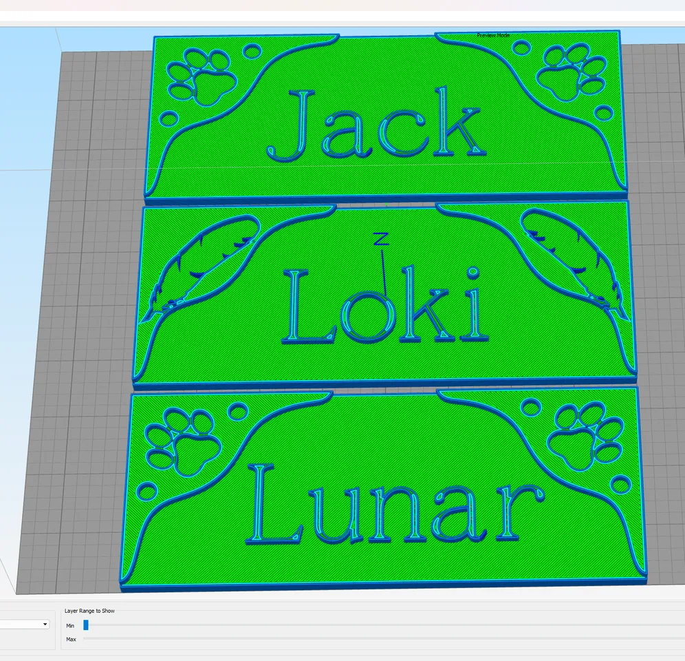 Pet name plaques signs by FitzyLoki | Download free STL model ...