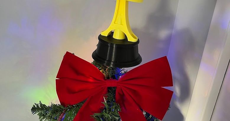 Piston Cup Tree Topper Base by Mark D | Download free STL model ...