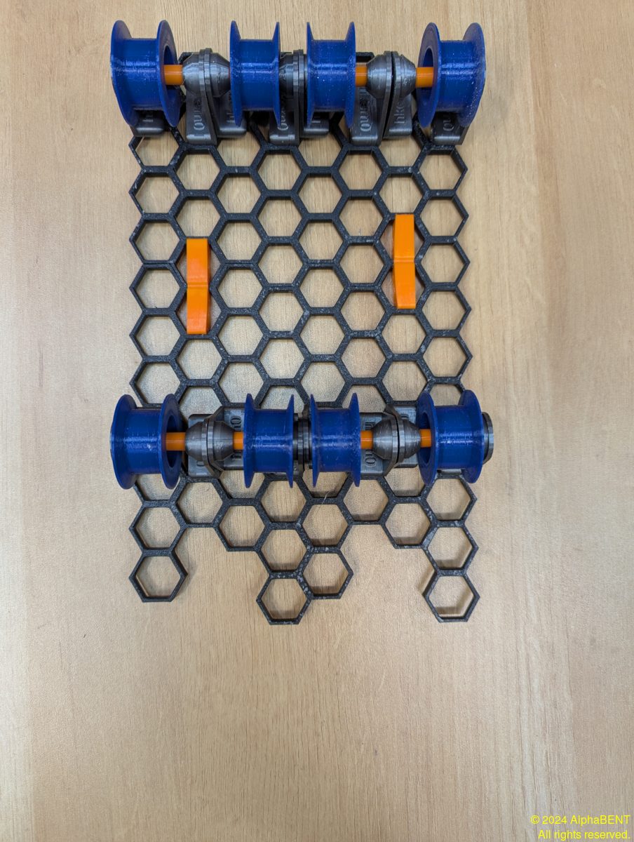 Roller support with HSW base and spacer by hkern0 | Download free STL ...