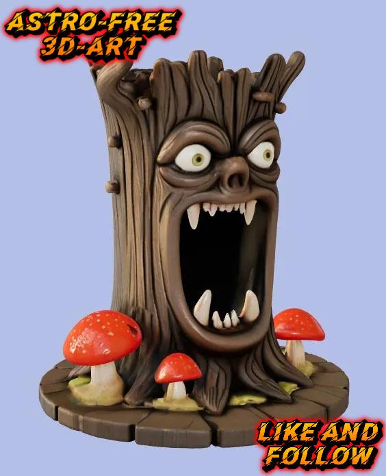 2 Screaming Tree (for FREE) by Astro-FREE-3D-Art | Download free STL ...