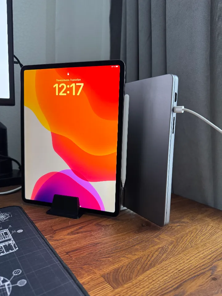 Simple iPad vertical stand by Dmitry Blinov | Download free STL model | Printables.com