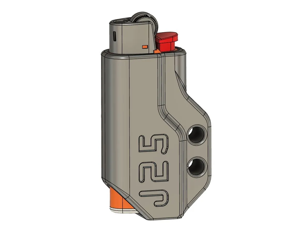 Mini Bic J25 Lighter Sleeve by dtxtr | Download free STL model ...