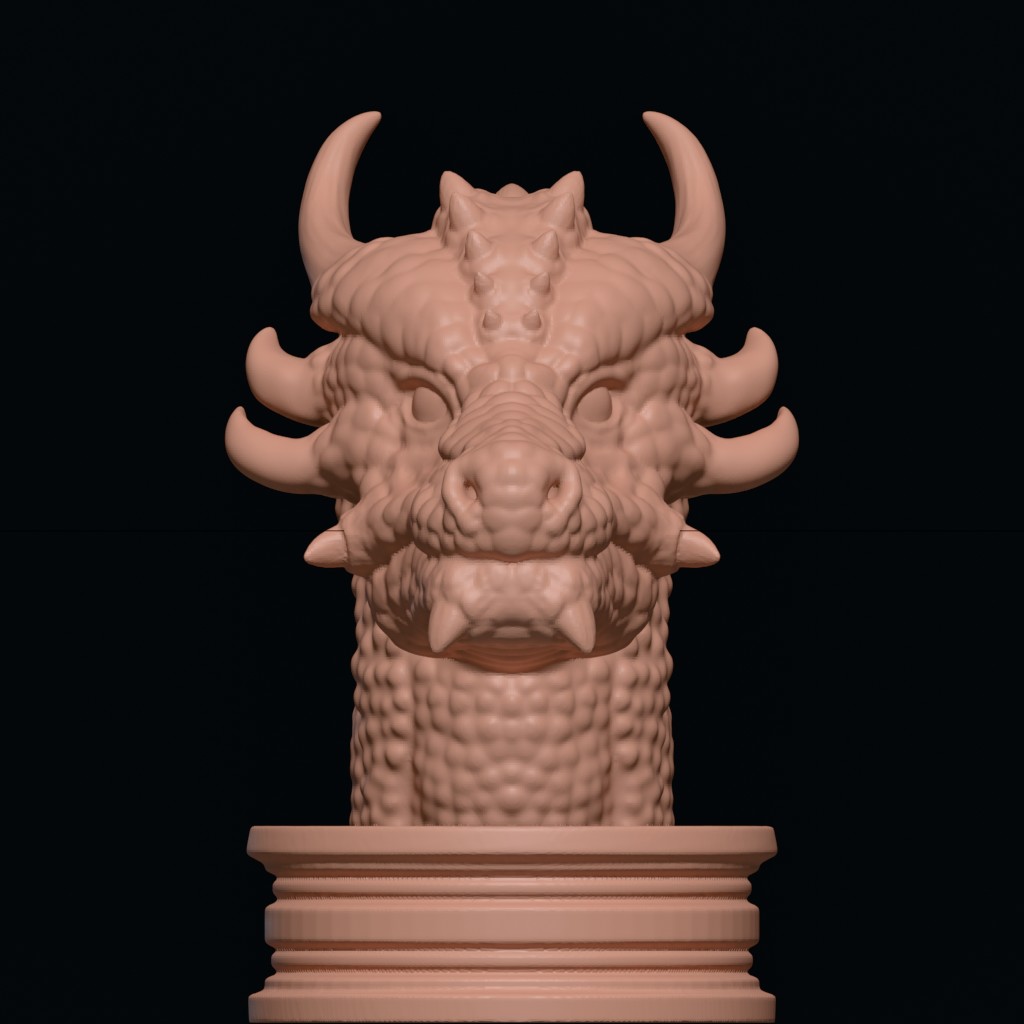 Dragon head by Print geo | Download free STL model | Printables.com