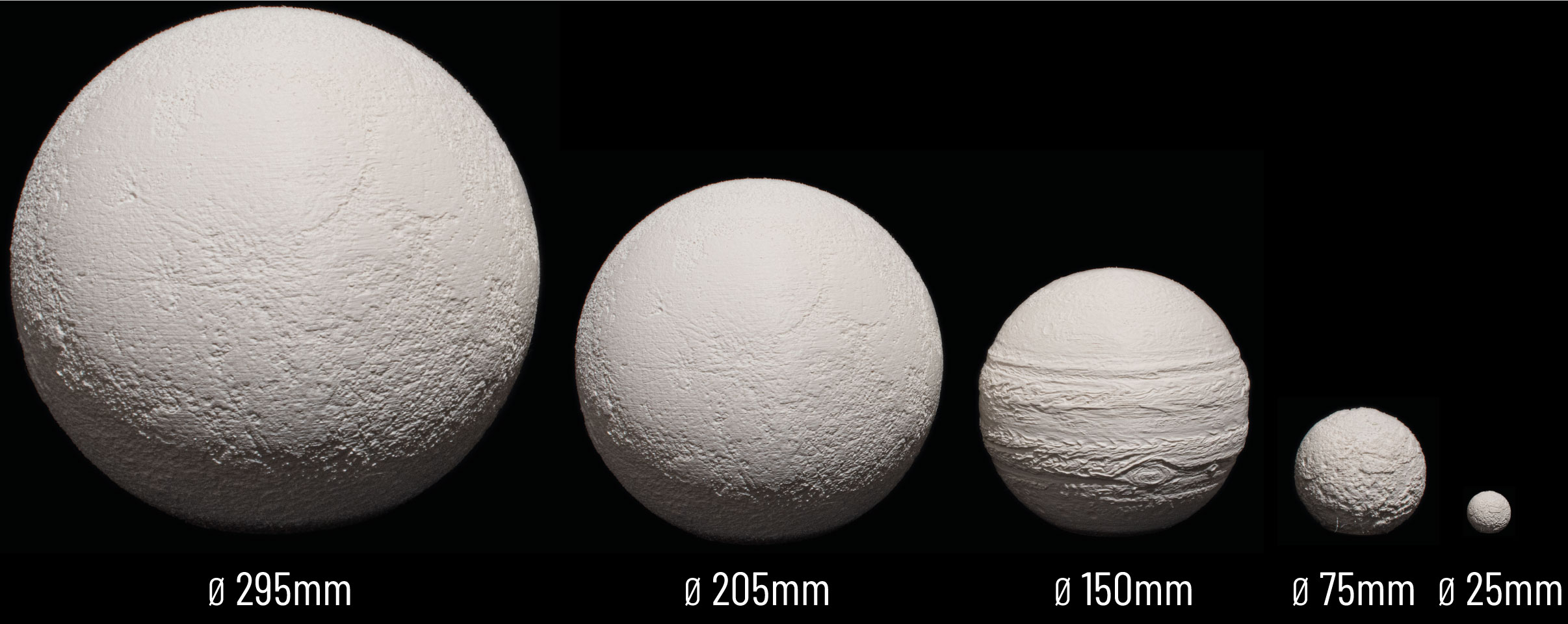Solar System Lithophane Planet Lamp Collection - ⌀75mm by FritzPeppone ...