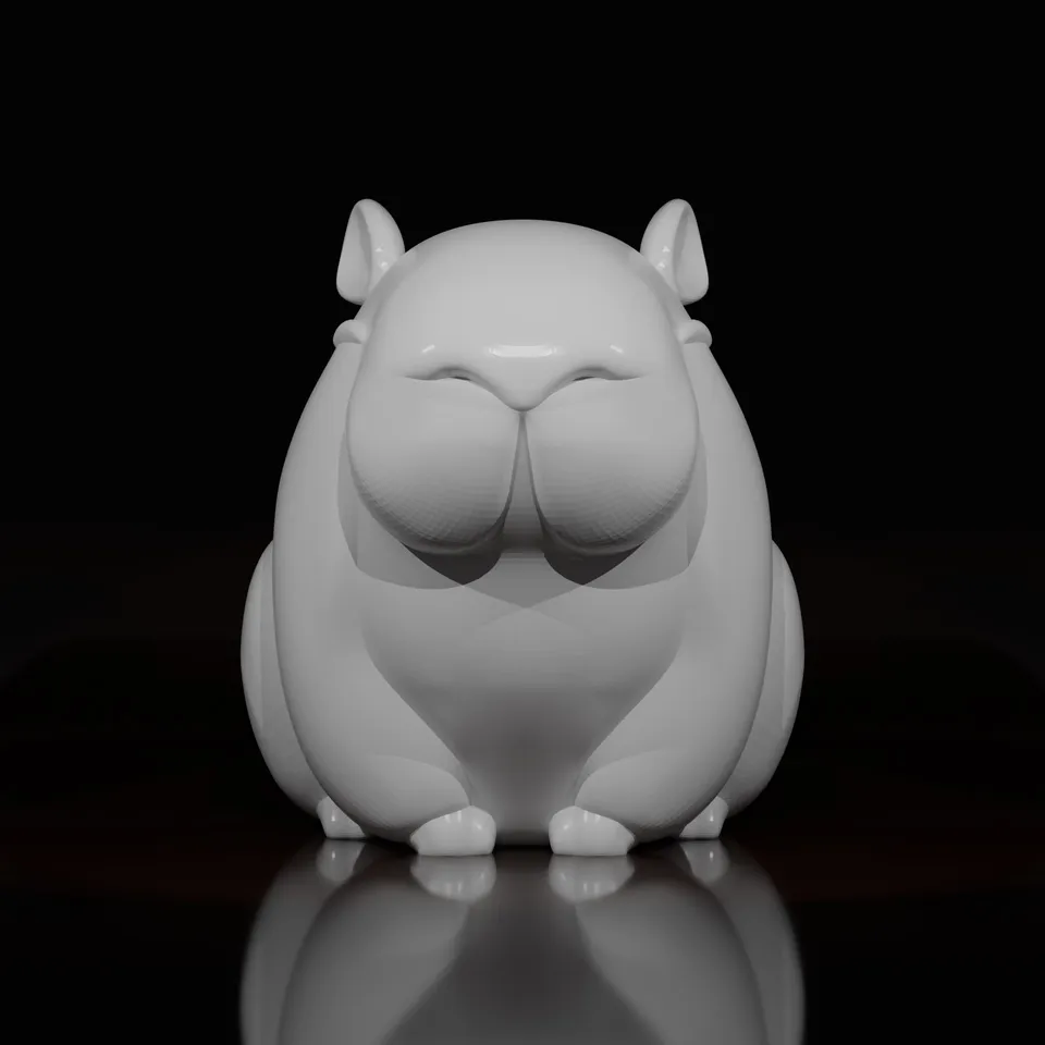 Cute Capybara Sculpt by SolidG | Download free STL model | Printables.com