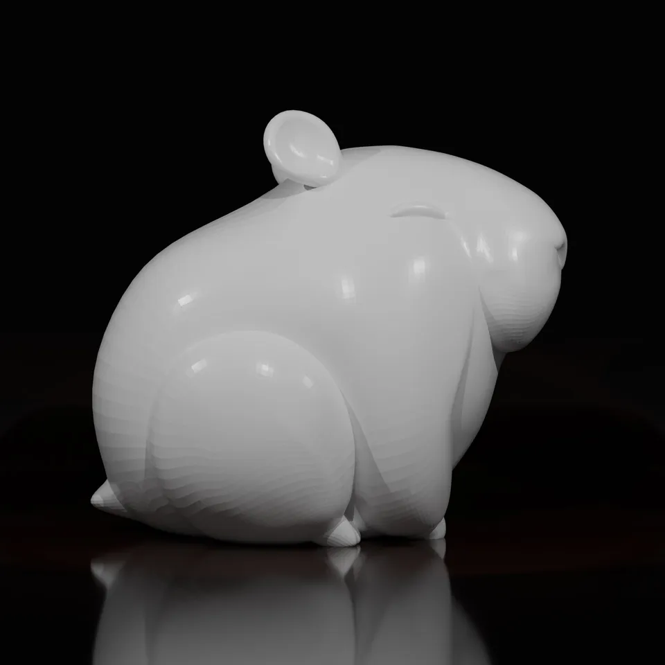 Cute Capybara Sculpt by SolidG | Download free STL model | Printables.com