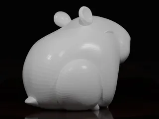 Cute Capybara Sculpt by SolidG | Download free STL model | Printables.com