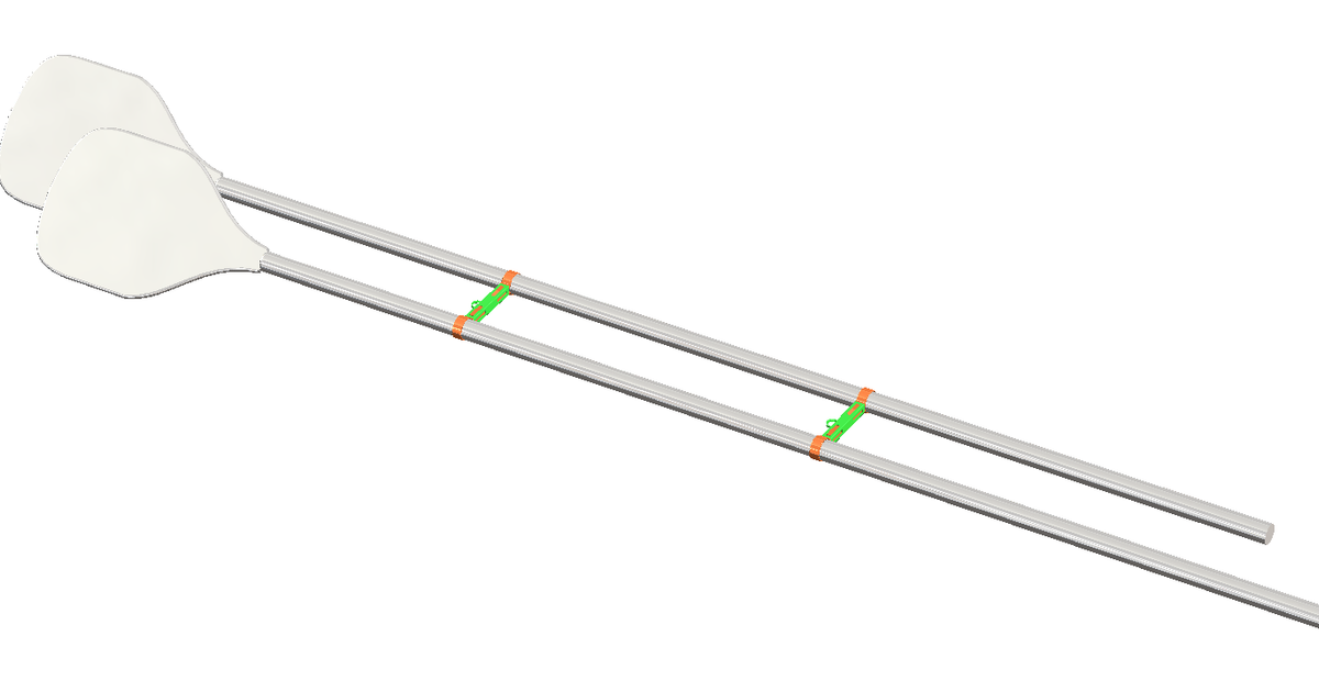 SUP board paddle (oar) holder by bar3de | Download free STL model ...