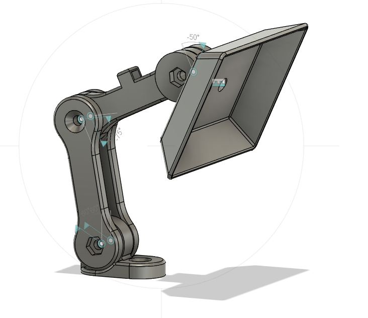 Movable mount for LED light for 3d printers by Dragan Mićić | Download ...