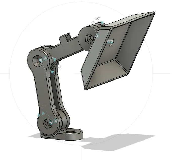 Movable mount for LED light for 3d printers by Dragan Mićić | Download ...