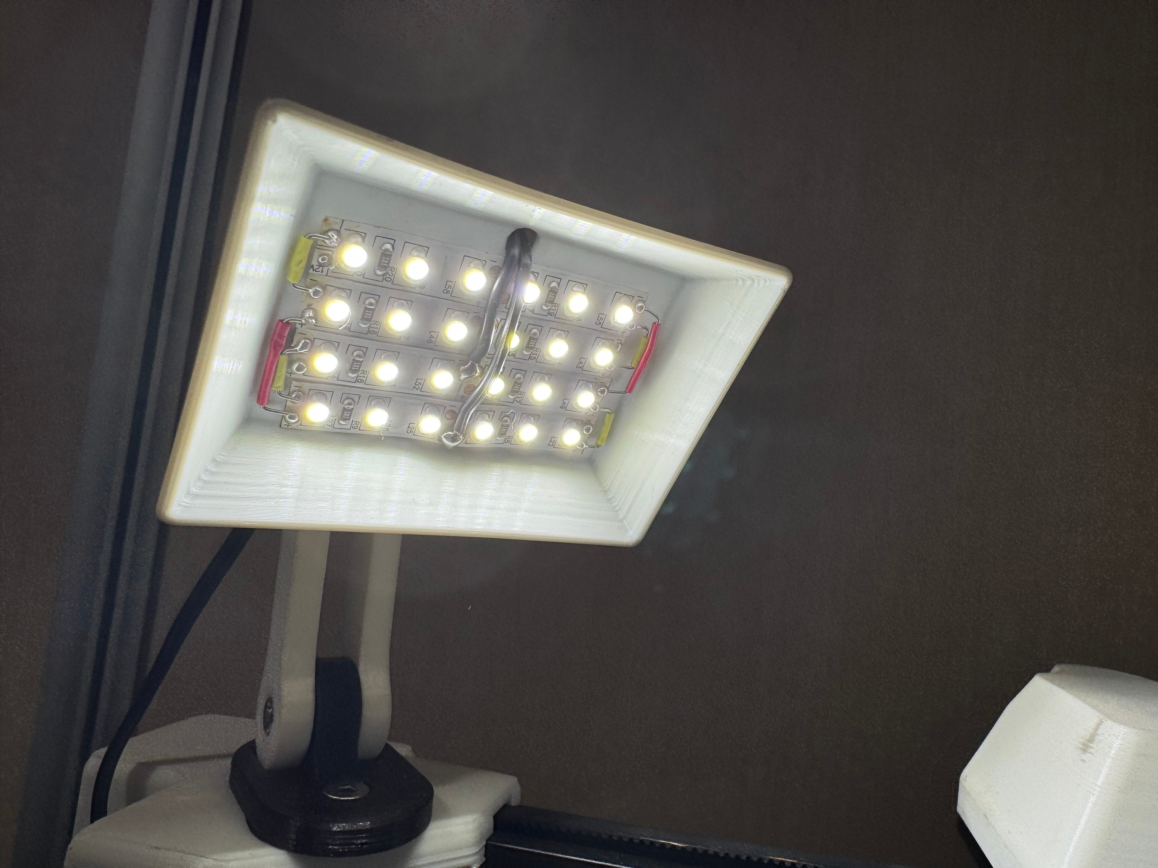 Movable mount for LED light for 3d printers by Dragan Mićić | Download ...