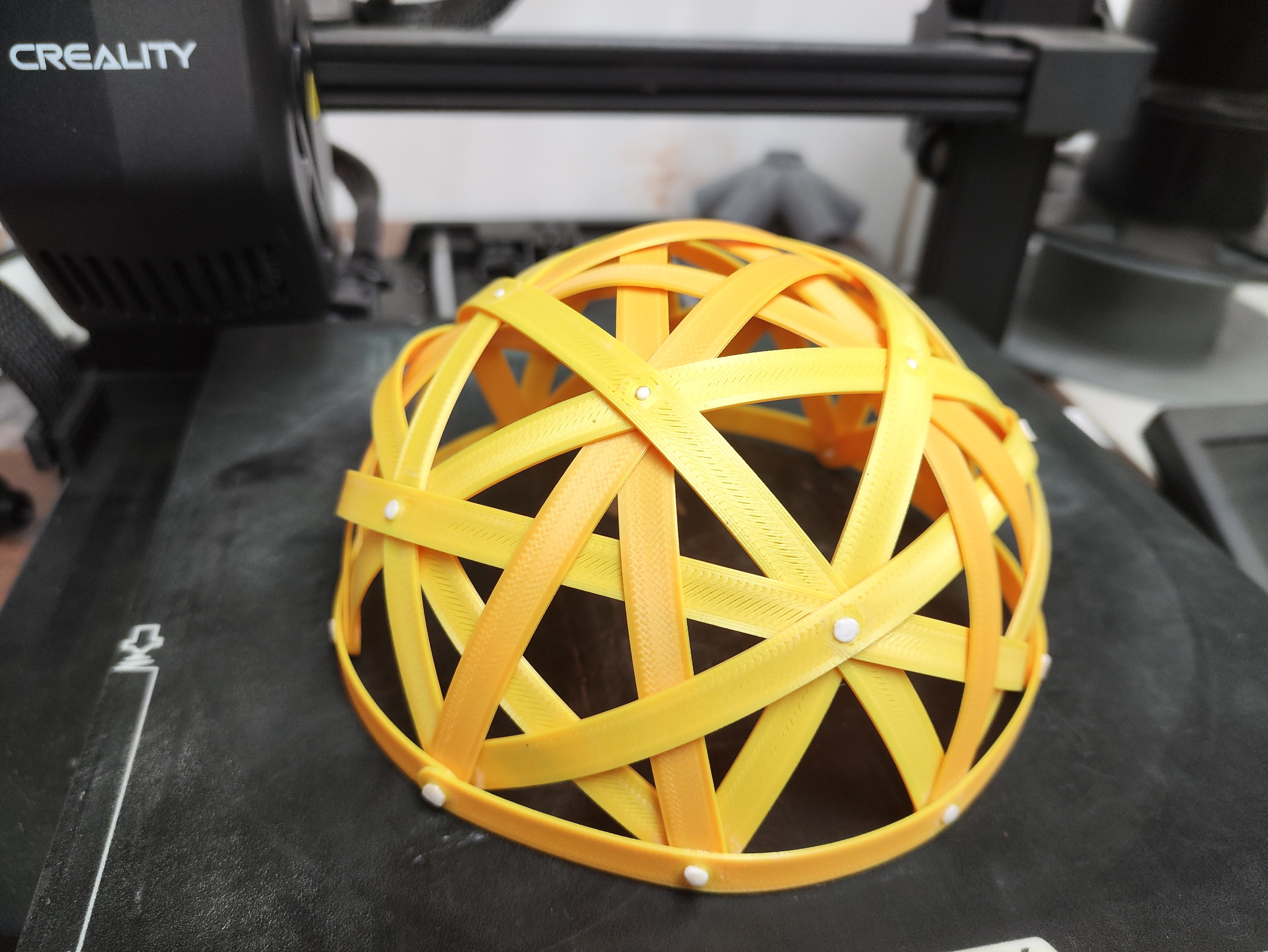 Parametric geodesic star dome por rmfms | Descargar modelo STL gratuito ...