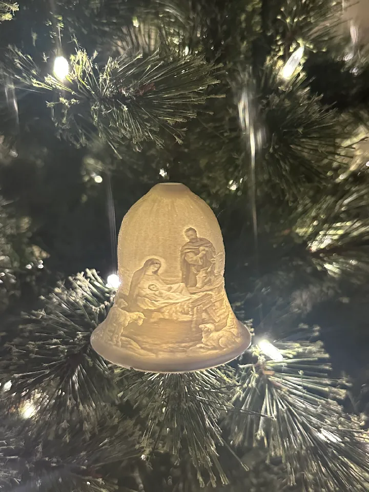Nativity Lithophane Bell by njc5079 | Download free STL model ...