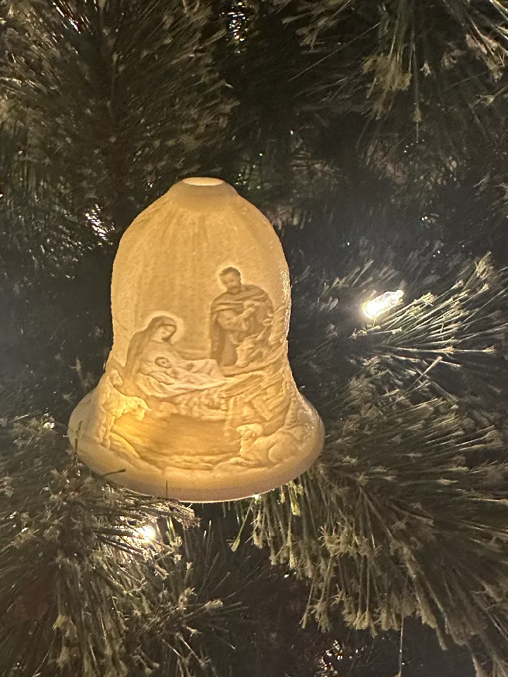 Nativity Lithophane Bell by njc5079 | Download free STL model ...