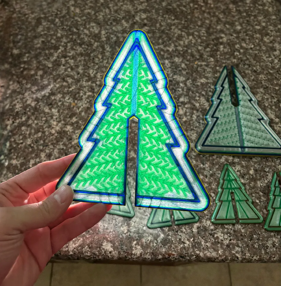 Flat Pack Slotted Trees by dotHTM | Download free STL model ...