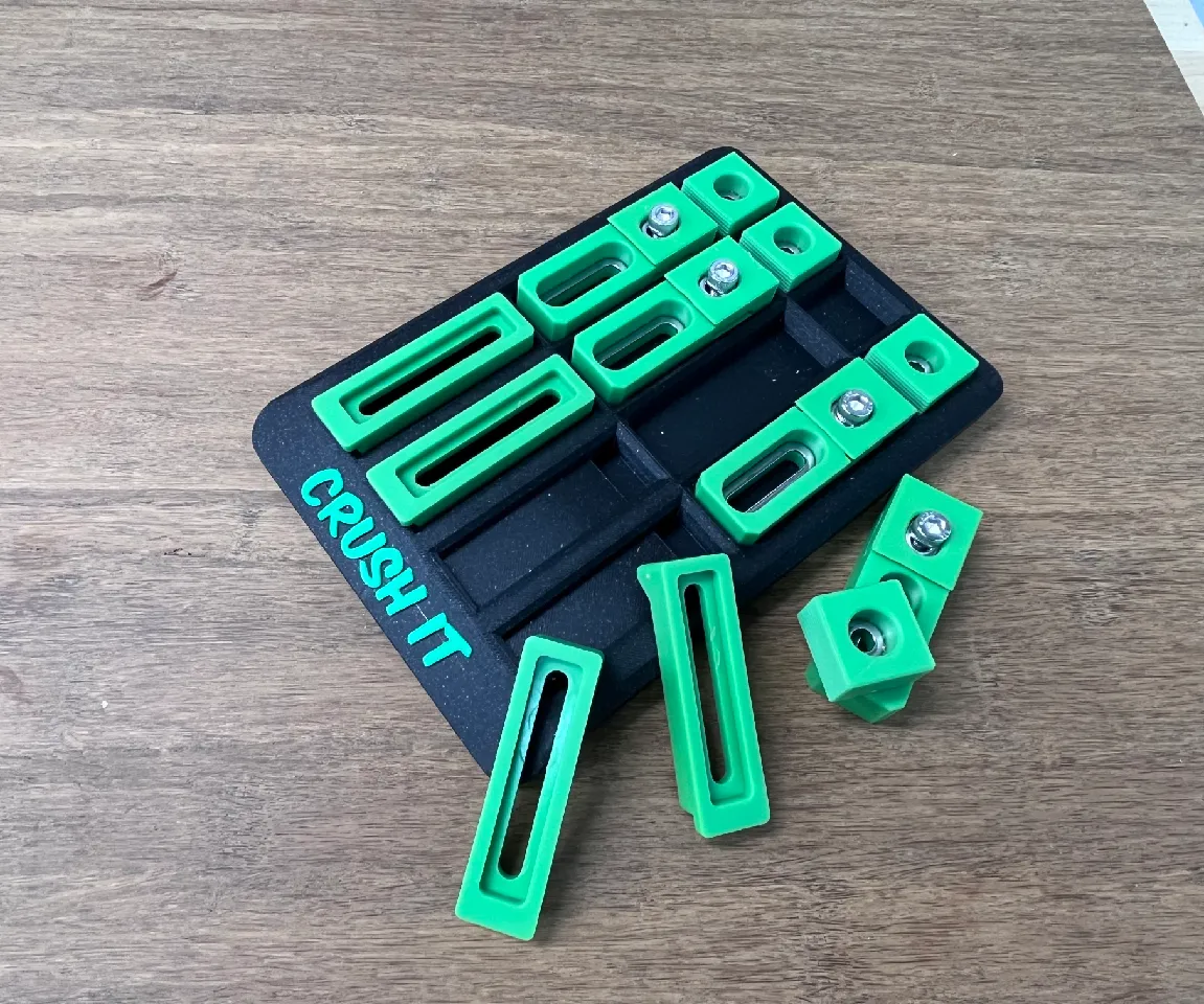 Crush it CNC Clamp organizer tray by soulrider911 | Download free STL ...