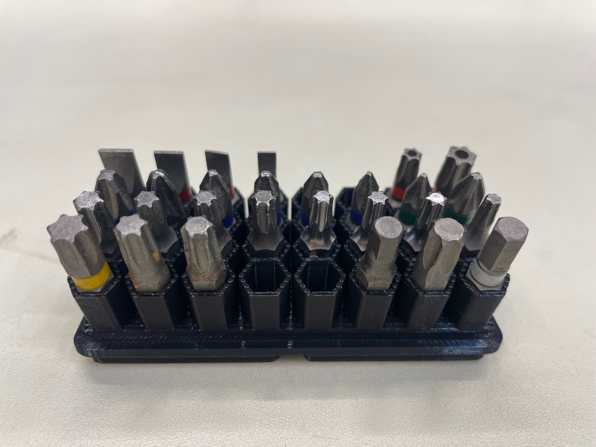 hex bit holder 2x1 bin gridfinity by Richard Schalander | Download free ...