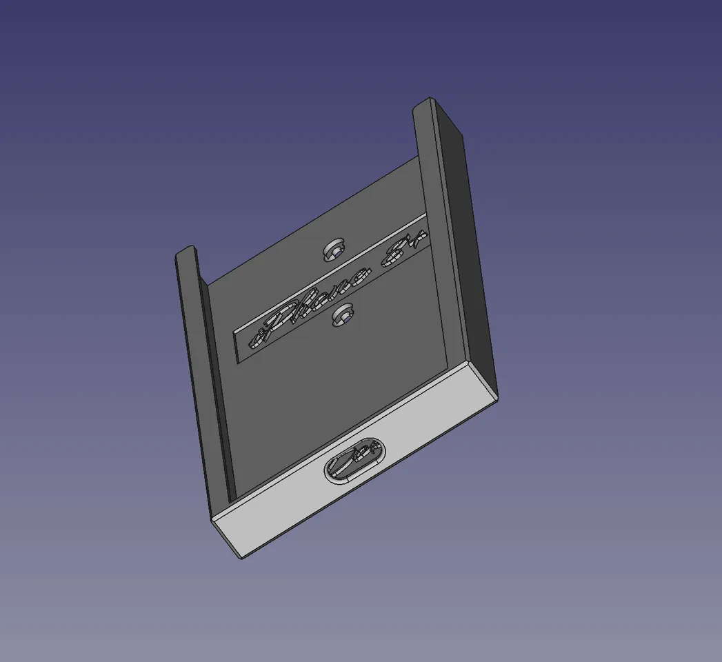 iPhone Wall Dock by Dokee72 | Download free STL model | Printables.com