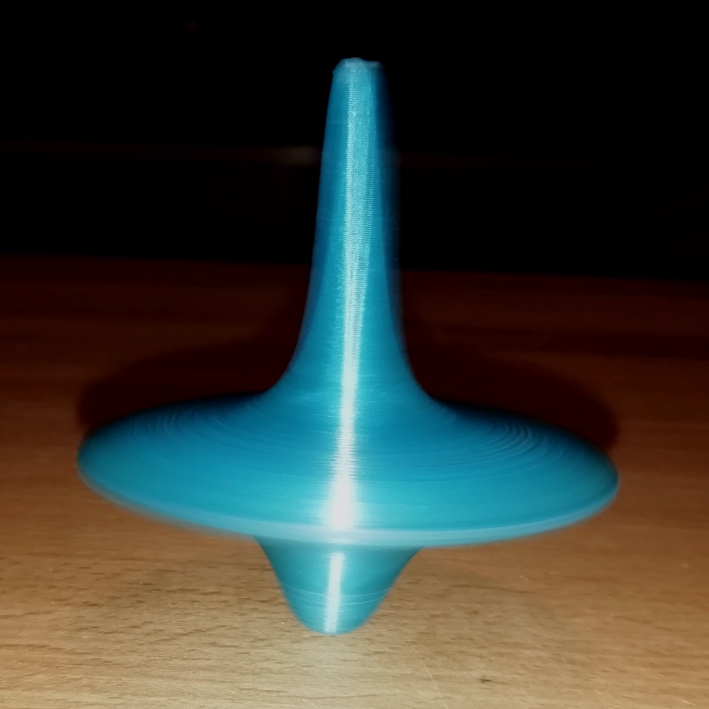 Yet another "Inception" style spinning top - split and weighed with 3 ...