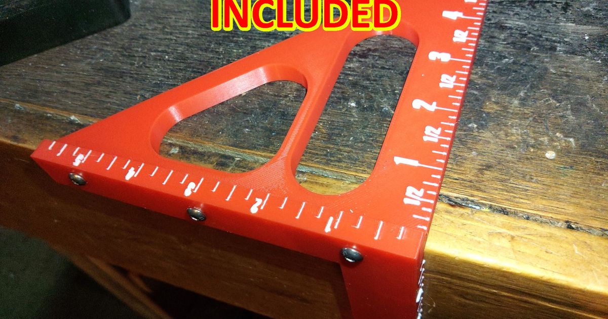 EZ Print Multi-Angled Bench Ruler by Cyclone-6 | Download free STL ...