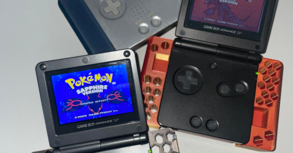 Gameboy Advance SP Grip (UPDATED) par Geezybaby | Téléchargez ...