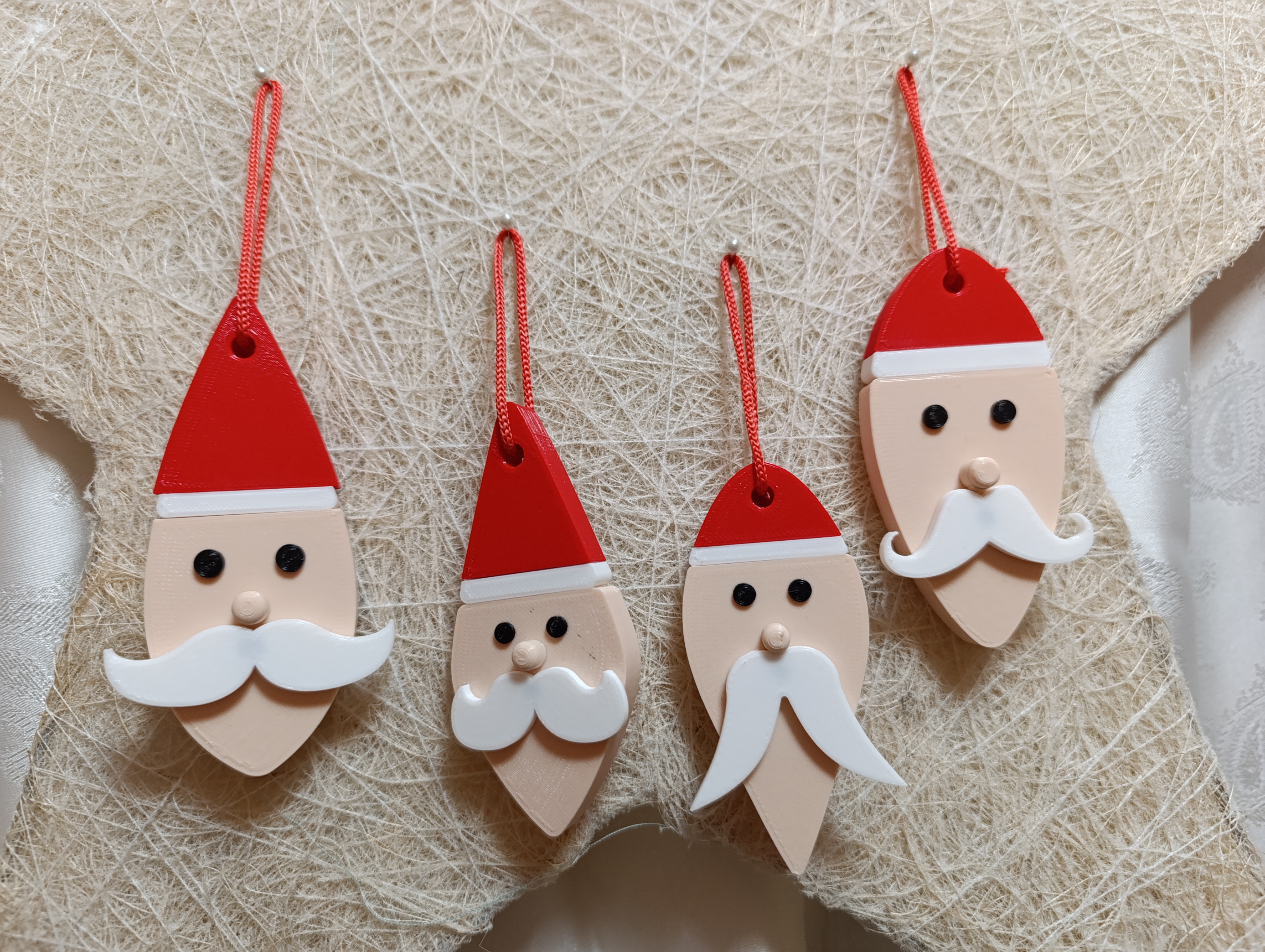 Colgadores de Papa Noel. Adornos para el árbol by Mars3d | Download free STL model | Printables.com