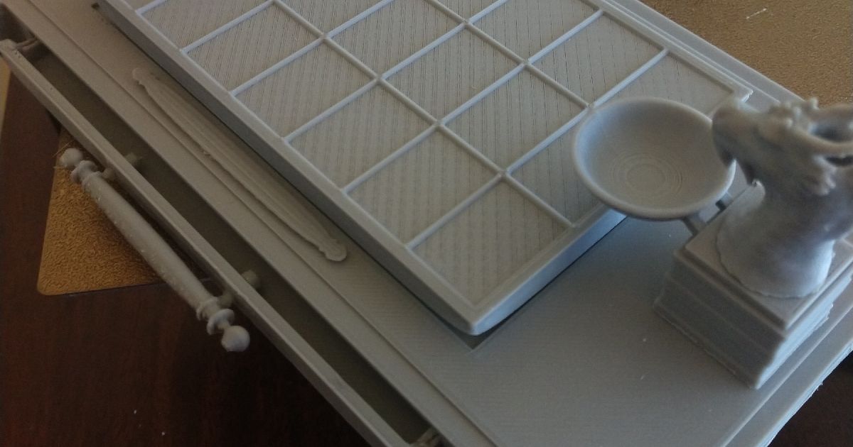 3D STL File Set - Queen's Blood Game Board TCG Card Playing Drawer ...