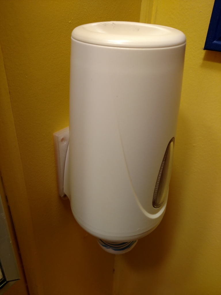 Dixie Cup Dispenser Wall Mount (3oz) by jimp | Download free STL model ...